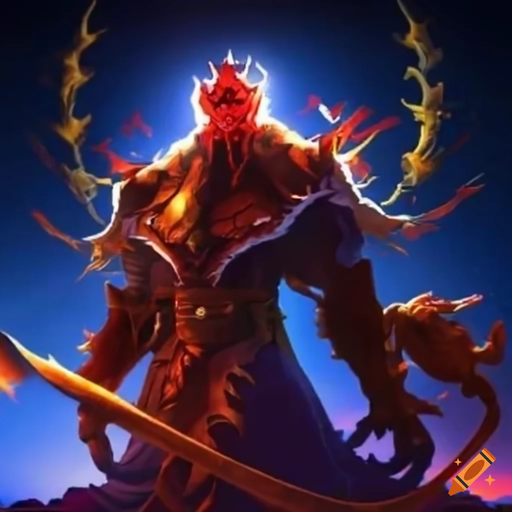 Countries portrayed as final bosses on Craiyon