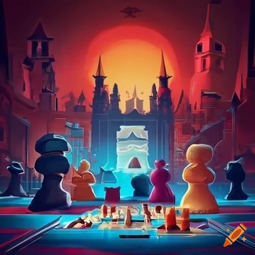 Board game festival poster on Craiyon