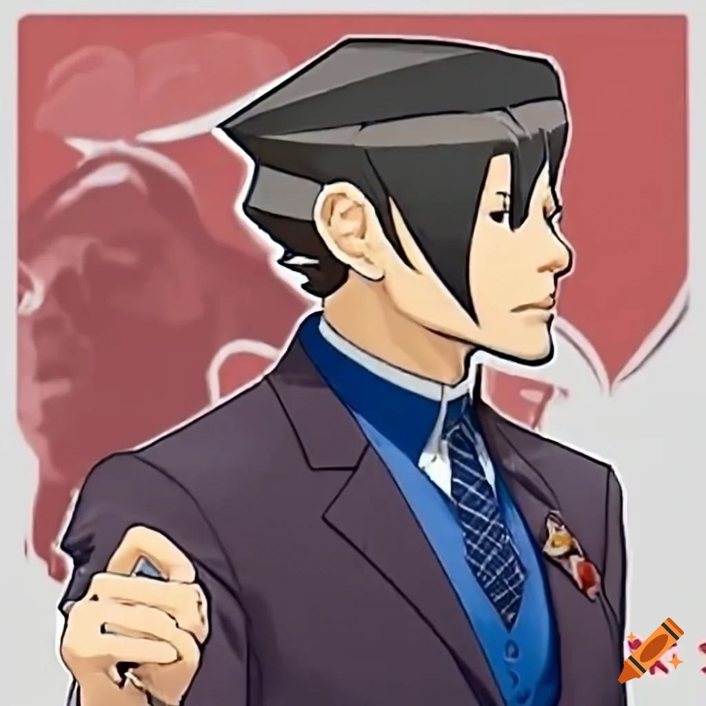 Ace attorney on Craiyon