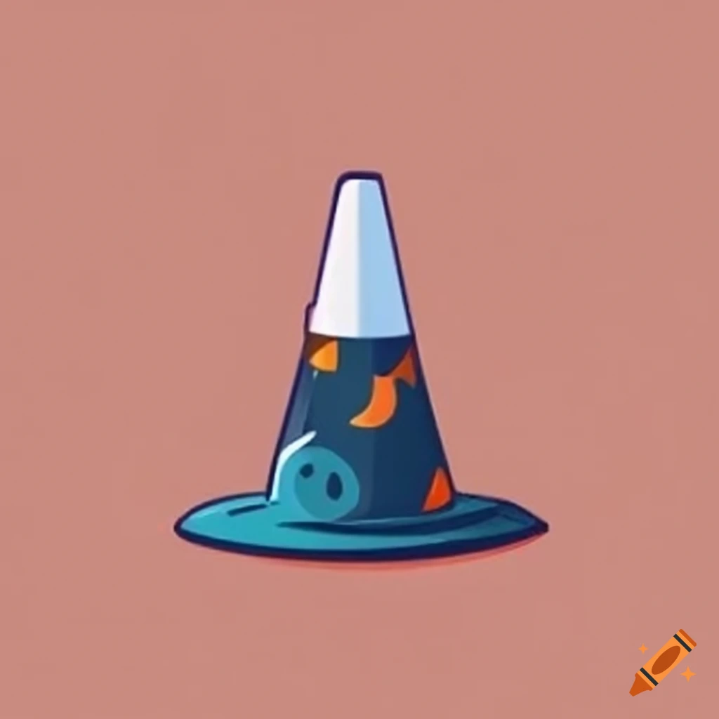 Cone hat on Craiyon