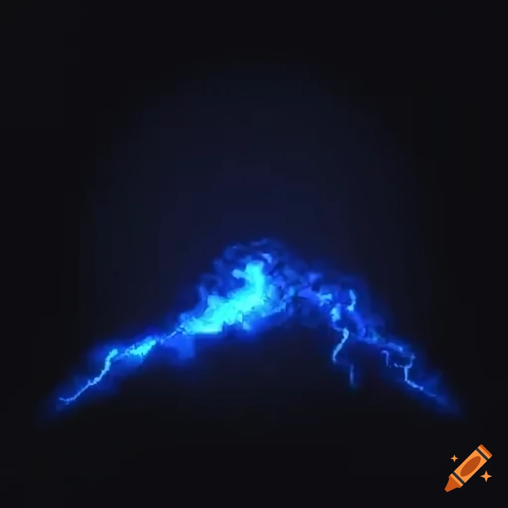 Realistic pixel art with Pepsi Blue VFX effects and thunder striking on ...