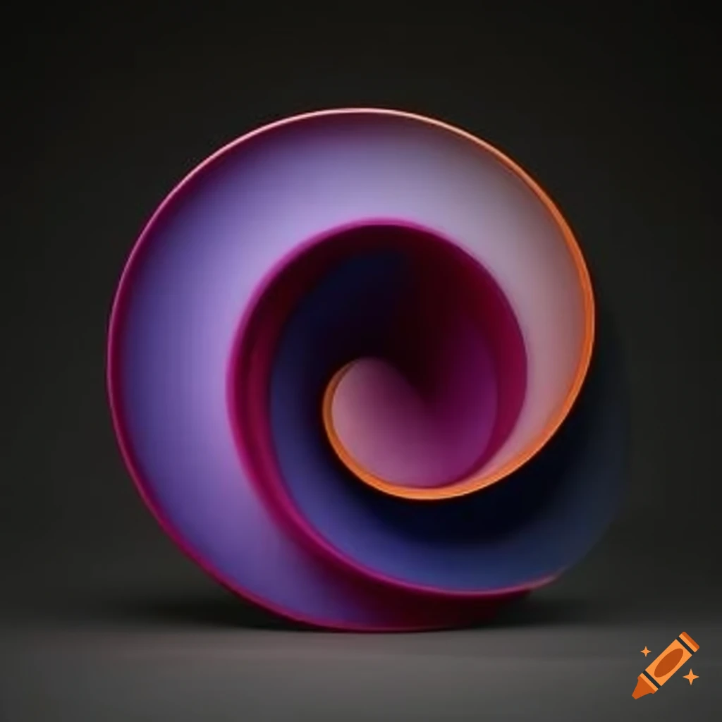 Abstract art with unique intersecting shapes on Craiyon