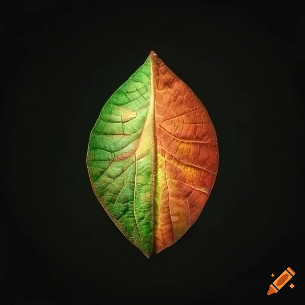 Symmetrical leaf shield on Craiyon