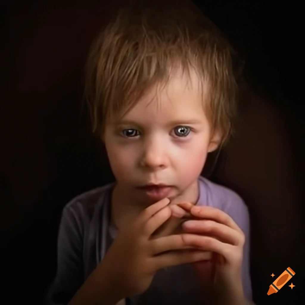 Kid named finger on Craiyon