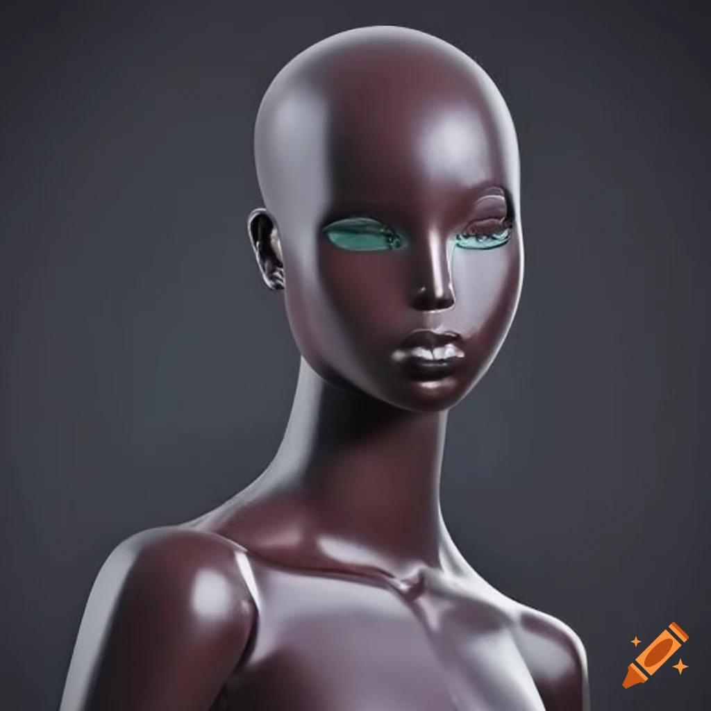 Black mannequin on Craiyon