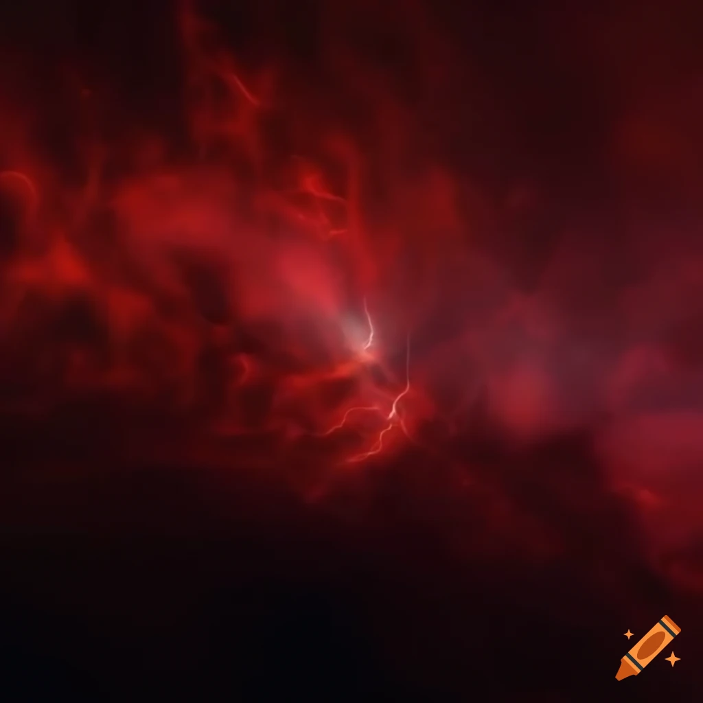 Black background with red thunder in 4k resolution on Craiyon