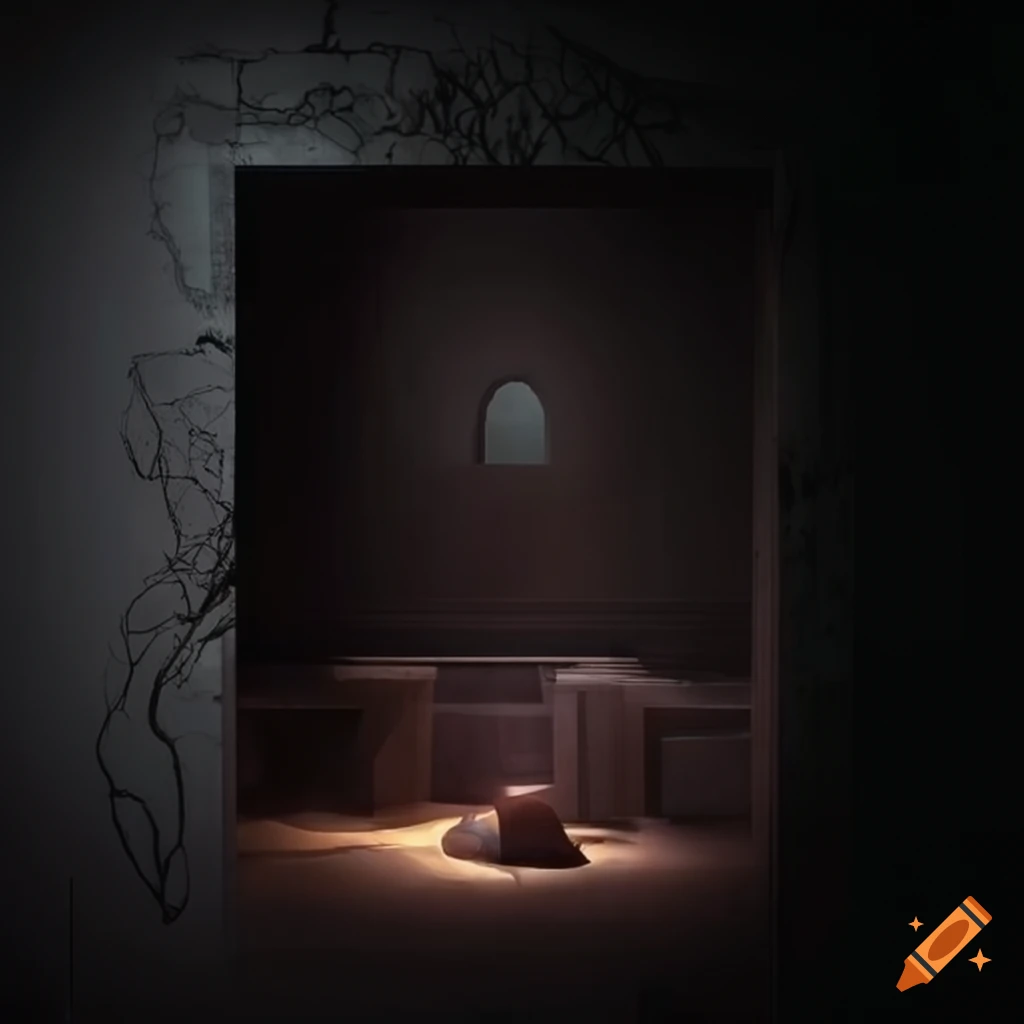 Isolated architecture with a sense of loneliness on Craiyon