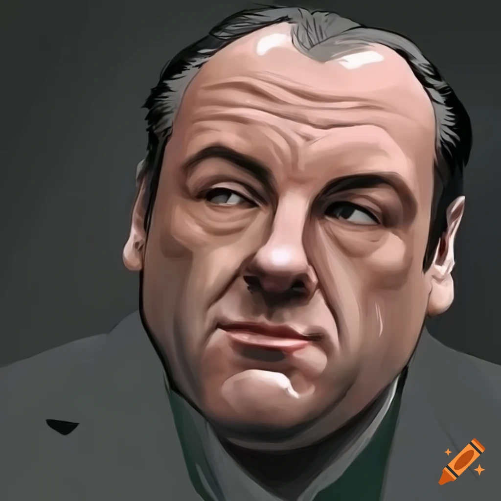 Tony soprano character on Craiyon