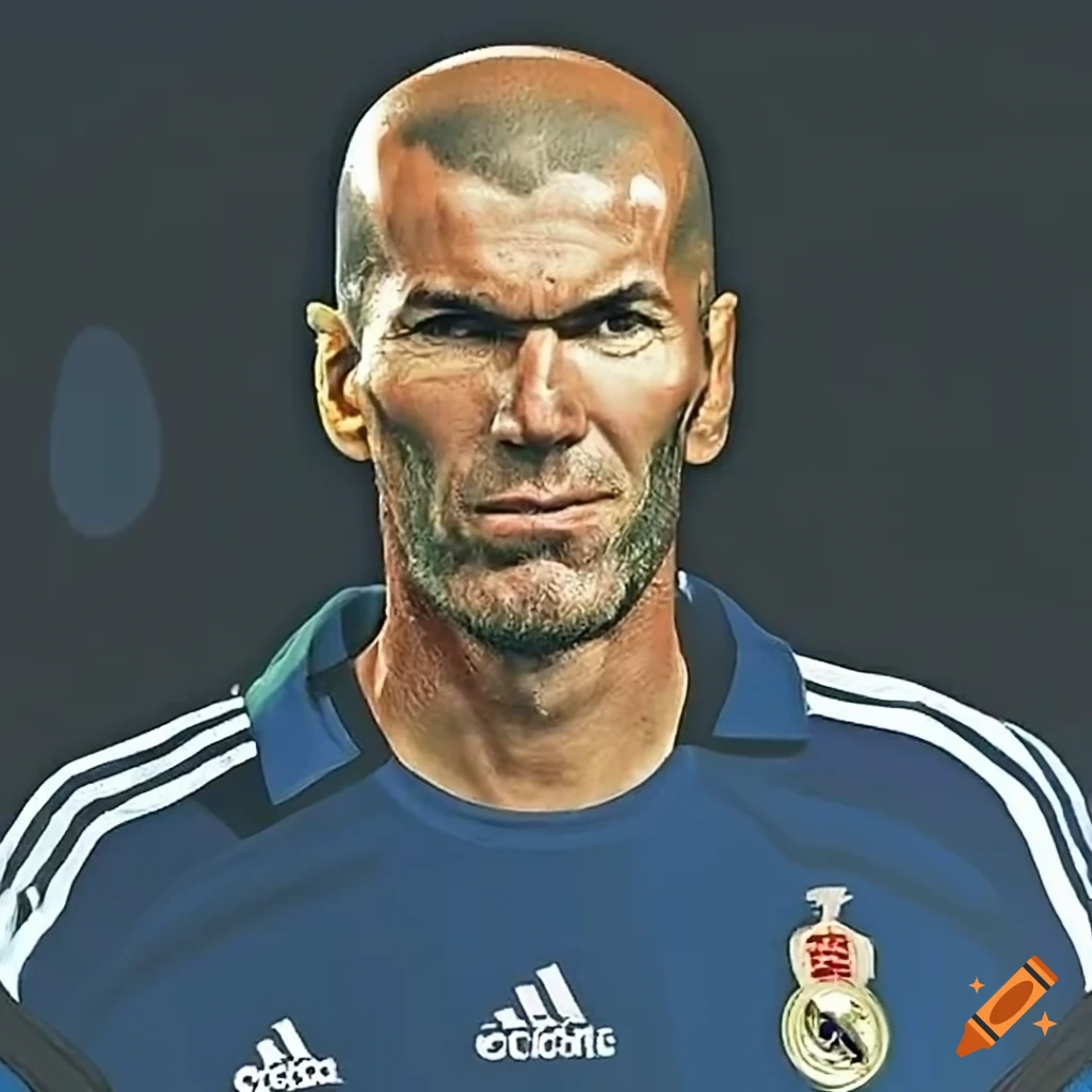 Zidane on Craiyon