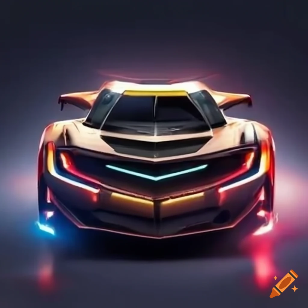 Gm racing car robot on Craiyon