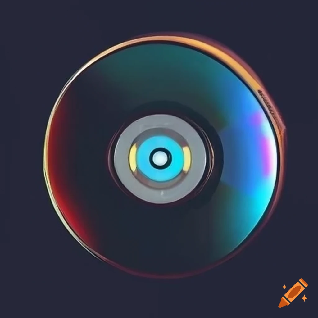 Daft punk cd-style word shine on Craiyon