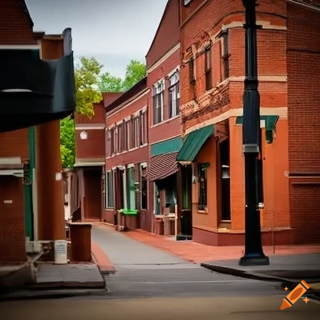 View of a quaint town of springfield on Craiyon