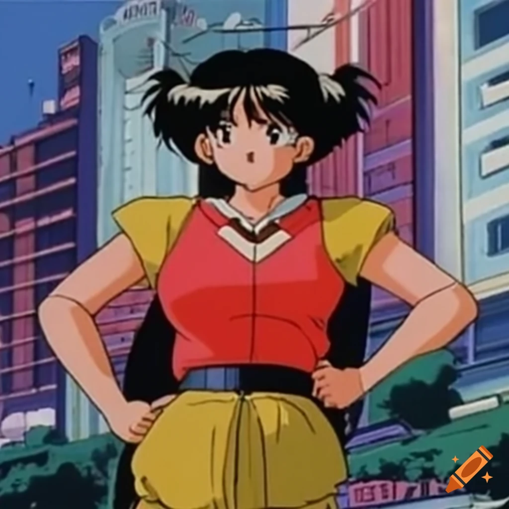1990s anime ova: retro city on Craiyon