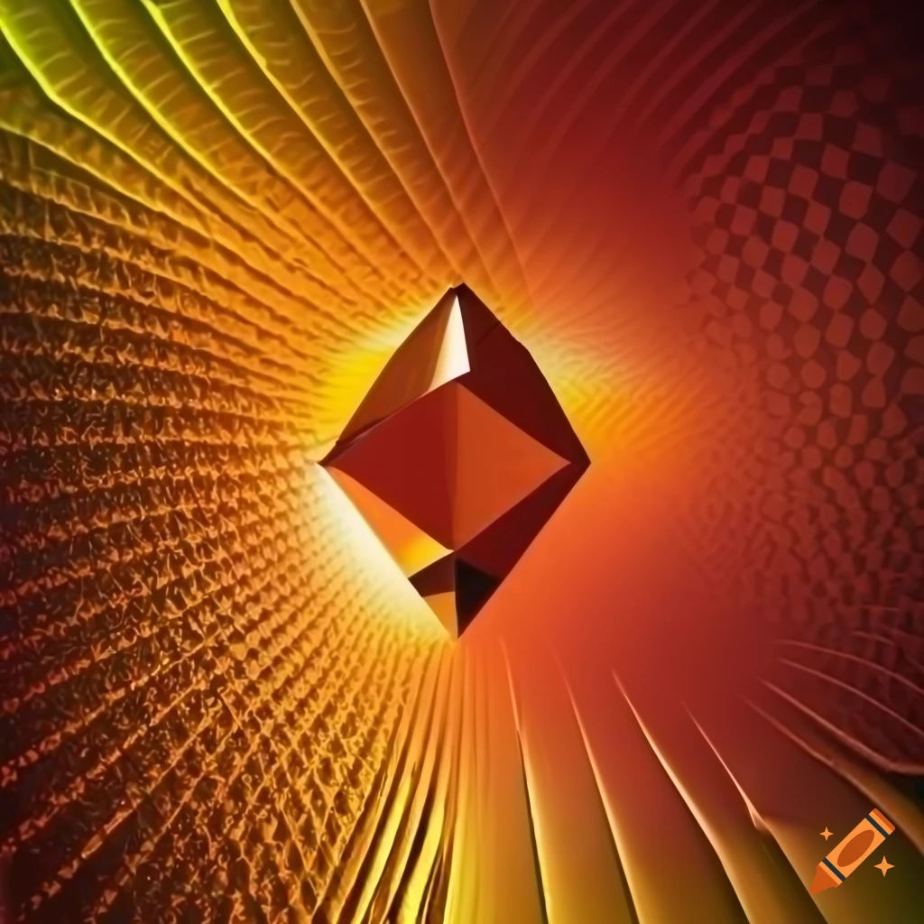 Orange diamond background design on Craiyon