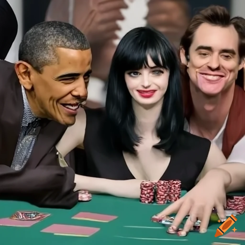 Krysten Ritter playing poker with Obama, Jim Carrey, and Pope Francis ...