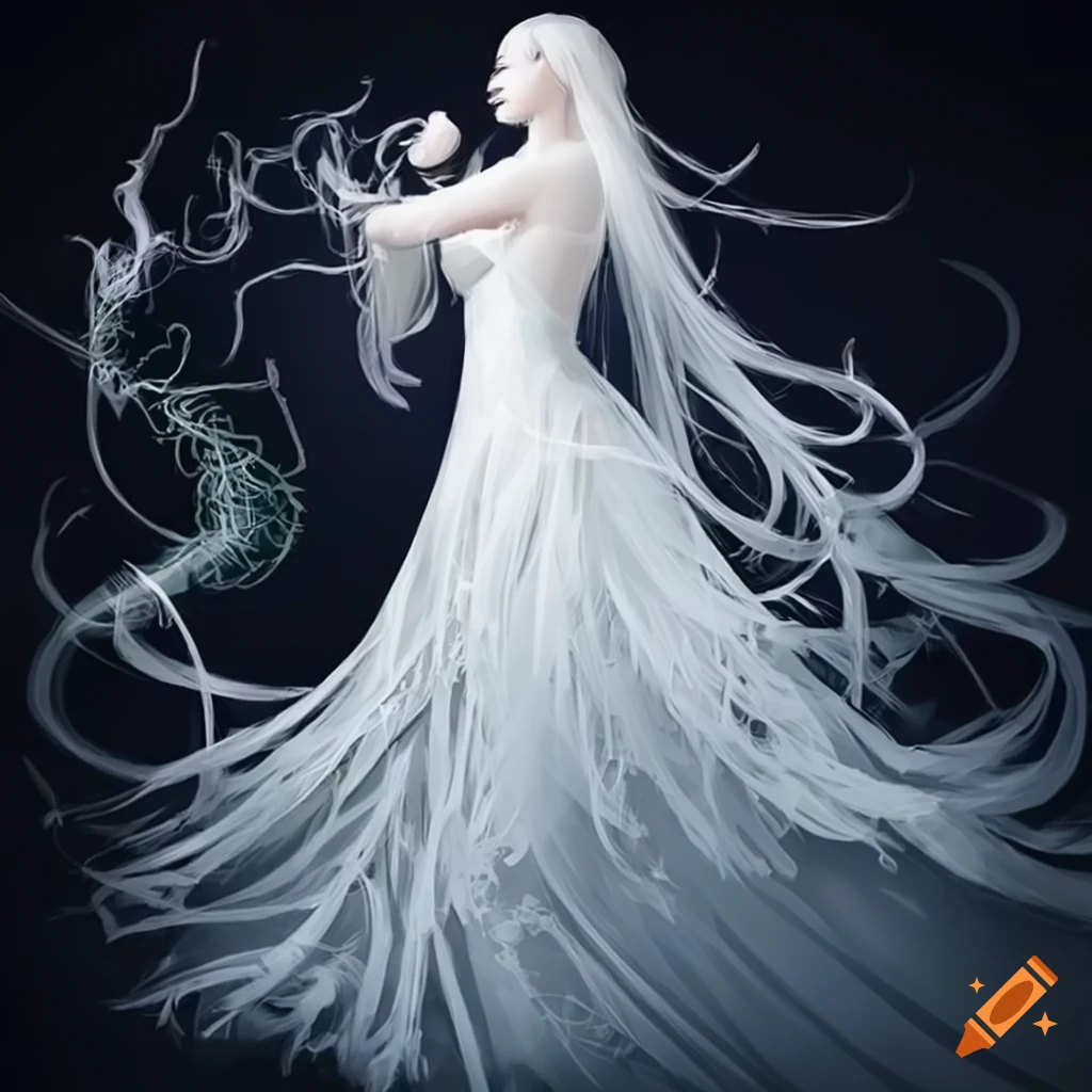 White lady on Craiyon
