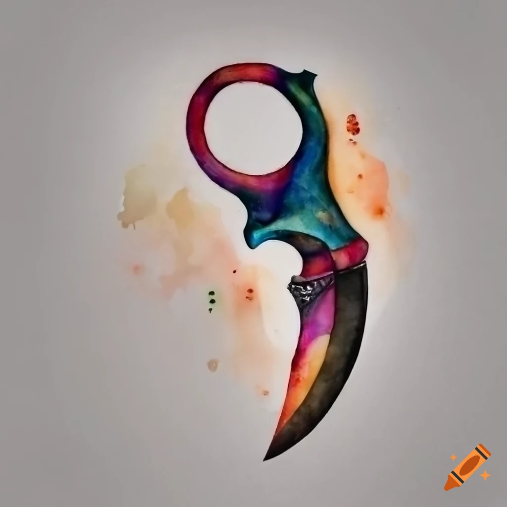 Karambit knife on Craiyon