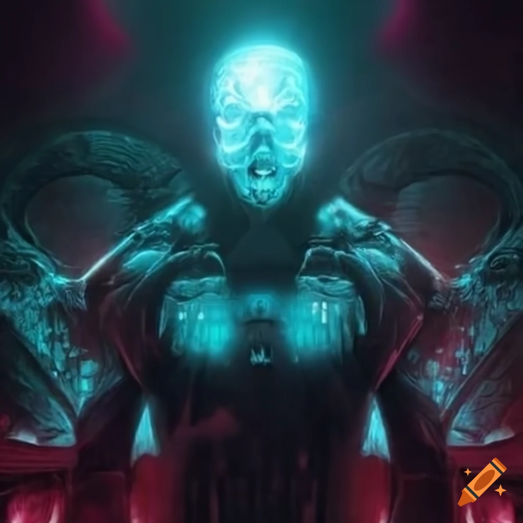 Cyber ghost character 'atlas' inspired by science fiction on Craiyon