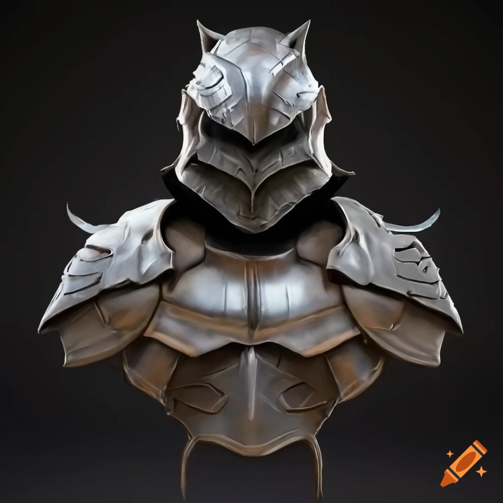 Armor bust for video game on Craiyon