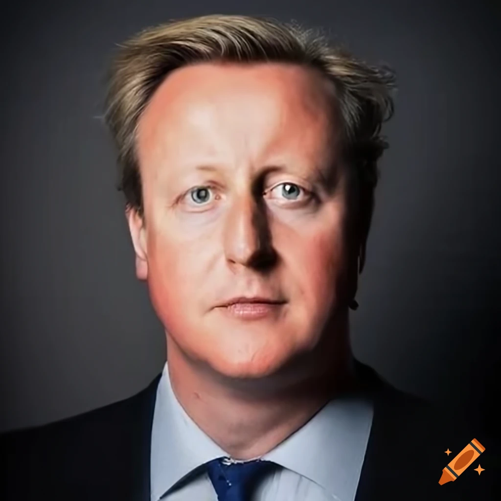 Merged headshot portrait of David Cameron, Boris Johnson, and Rishi ...