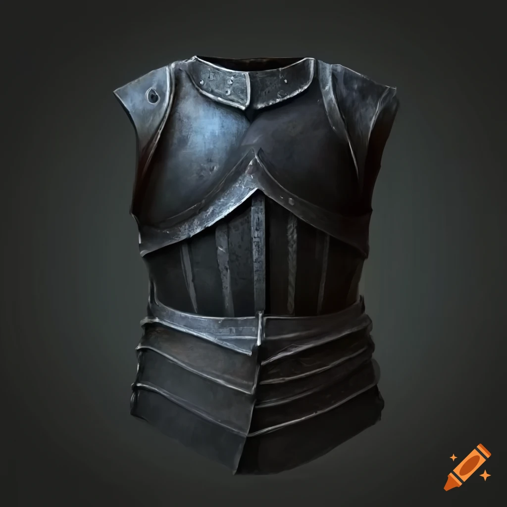 Fantasy medieval dark torso armor concept on Craiyon