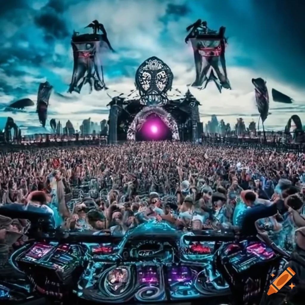 Defqon.1 mainstage on Craiyon
