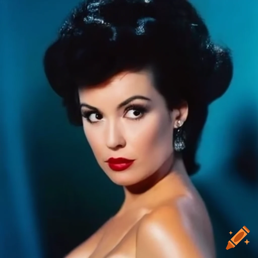 Classic beauty in a retro sci-fi environment on Craiyon