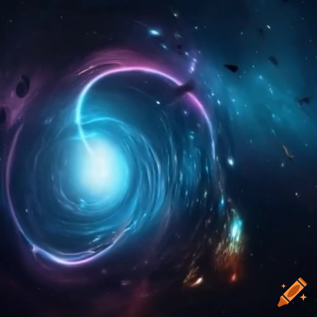 Vision of a sound abyss filling the infinite space of an incredible ...