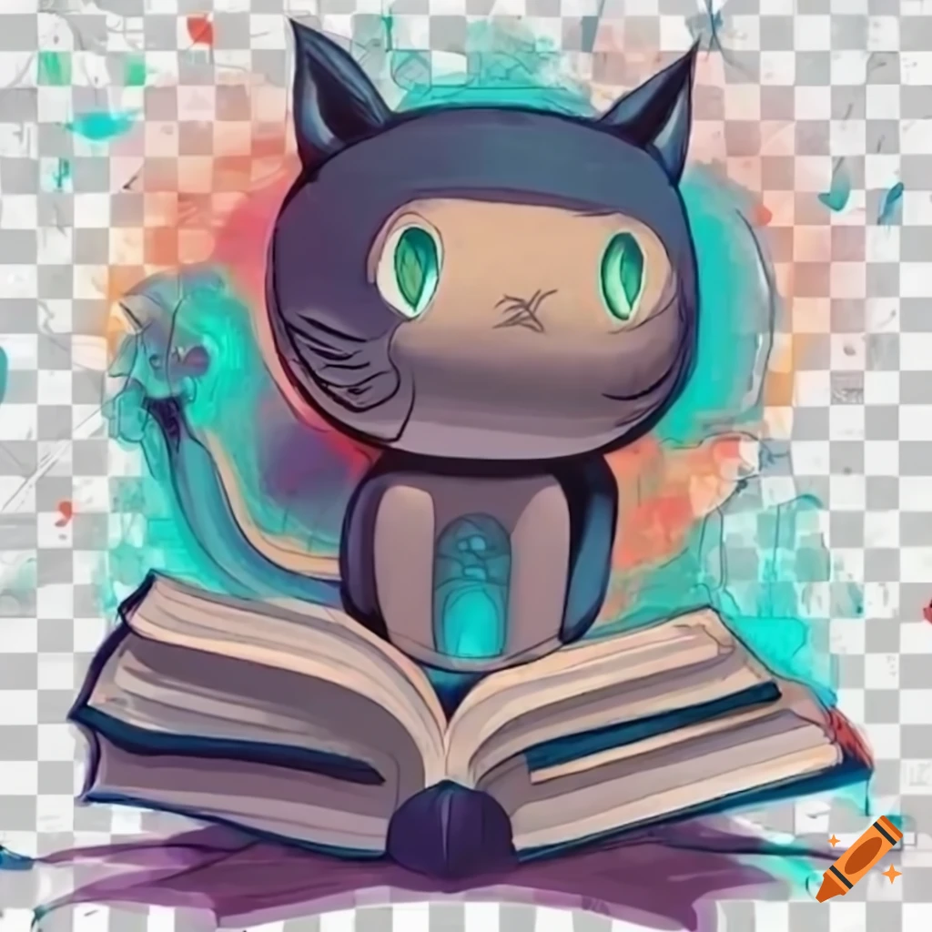 Github dragon books transparent on Craiyon