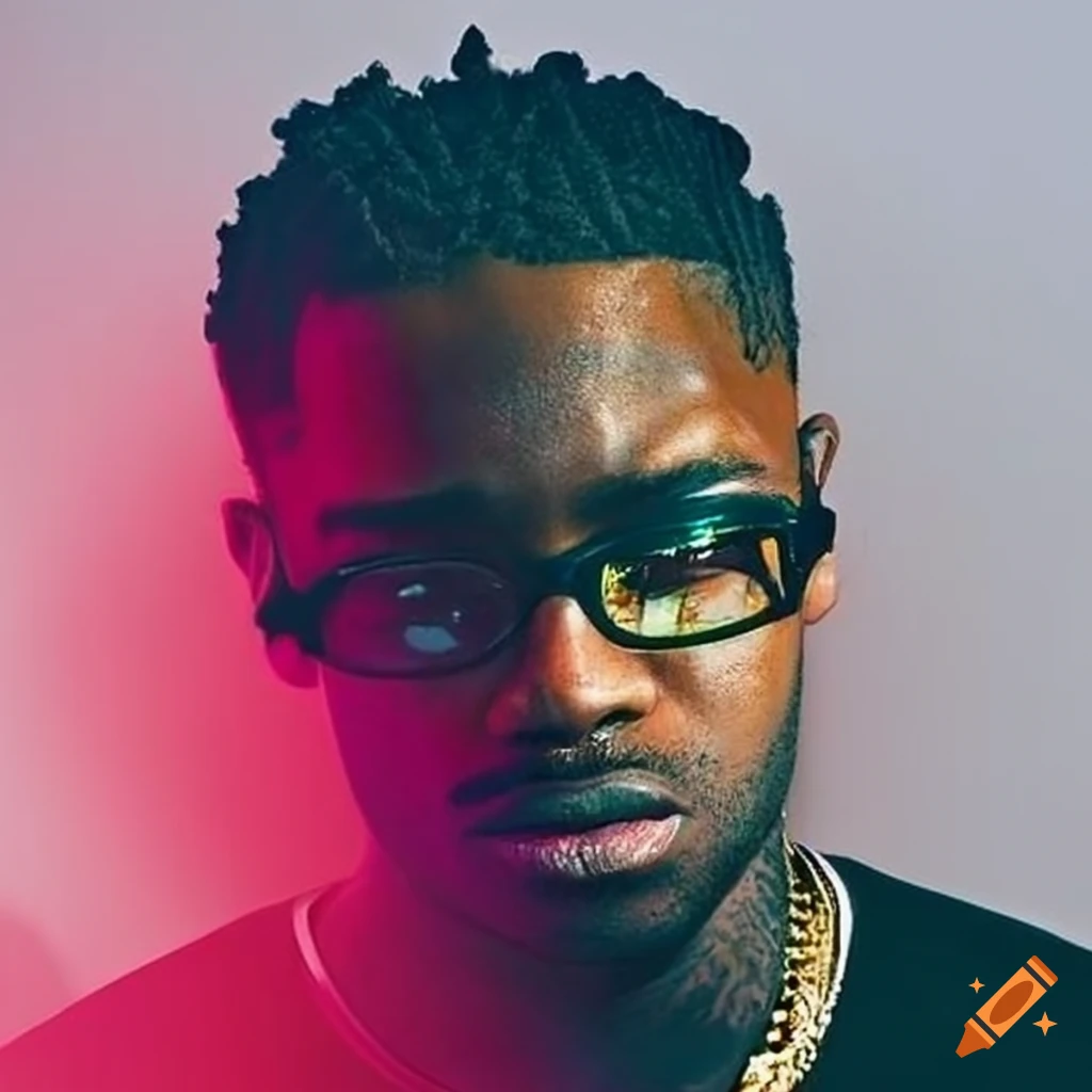 Cool rapper with black mail ambitions on Craiyon