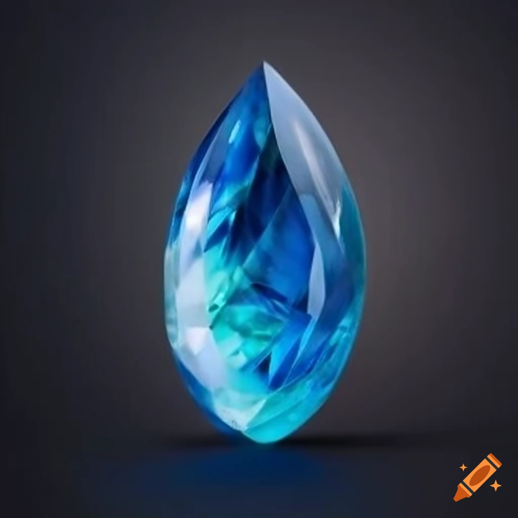 Water gemstone on Craiyon