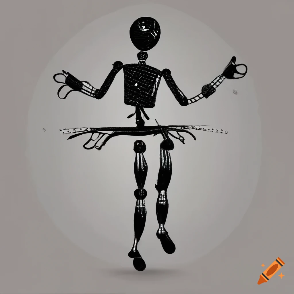 String puppet on Craiyon