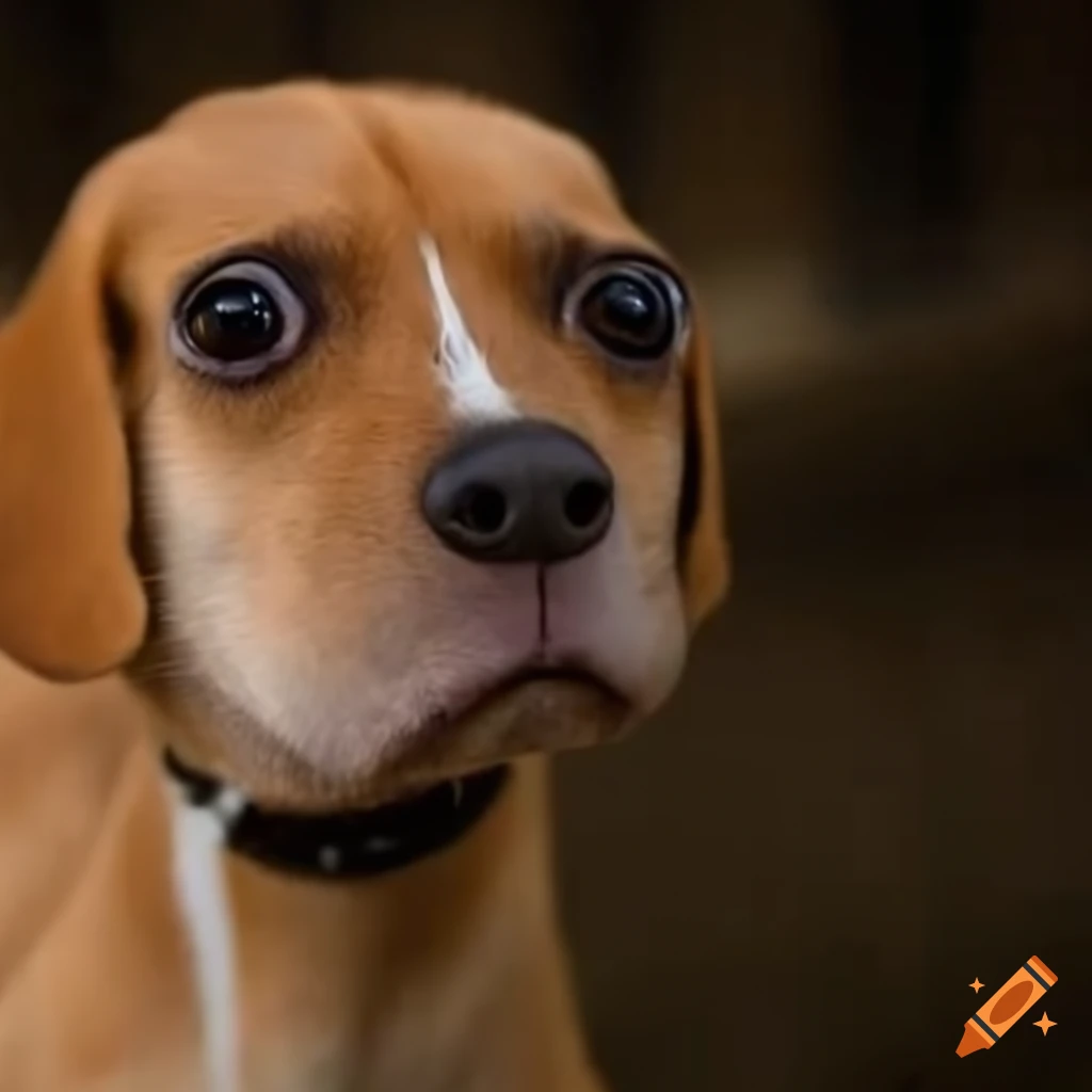 Cartoon dog meme for humor and entertainment on Craiyon