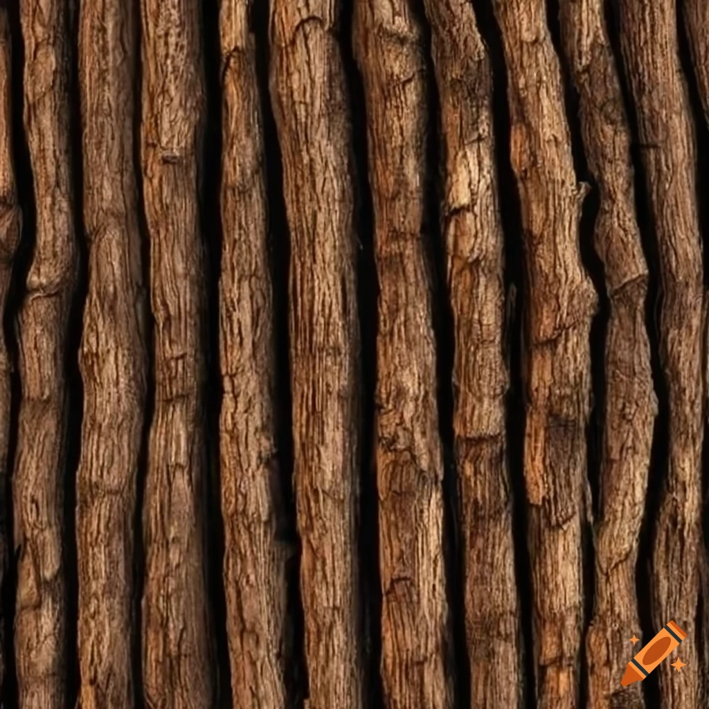 Seamless pine tree log texture on Craiyon