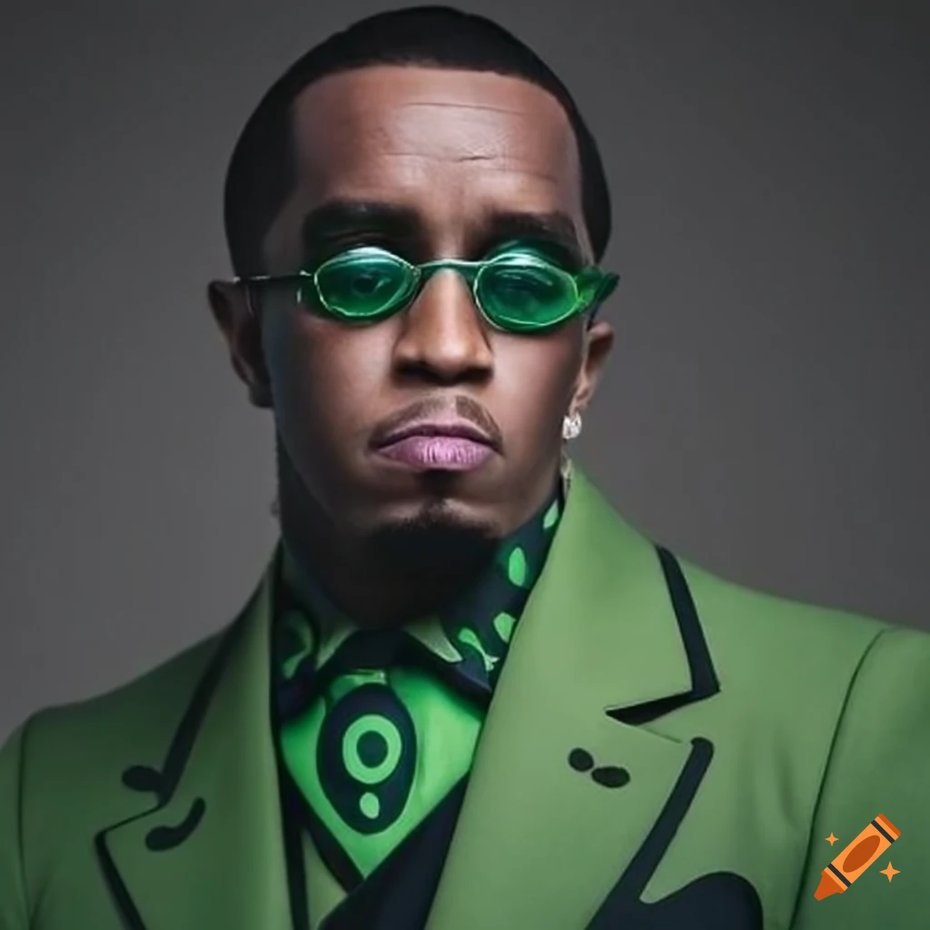Puff Daddy as The Riddler character on Craiyon
