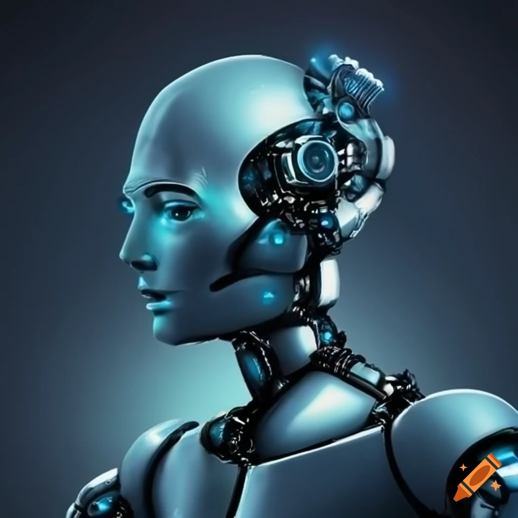 Futuristic robot on Craiyon