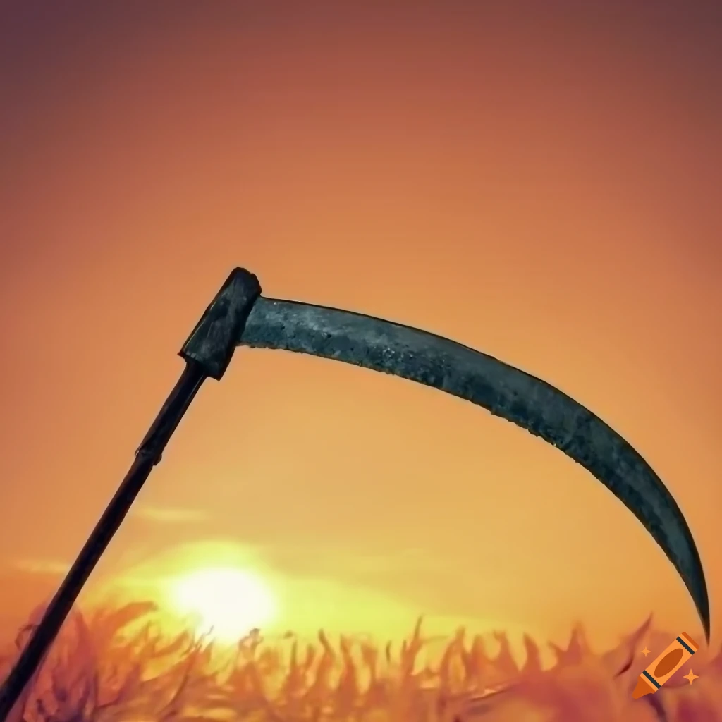 Authentic agricultural tools - scythe, sickle, and grain reaper on Craiyon