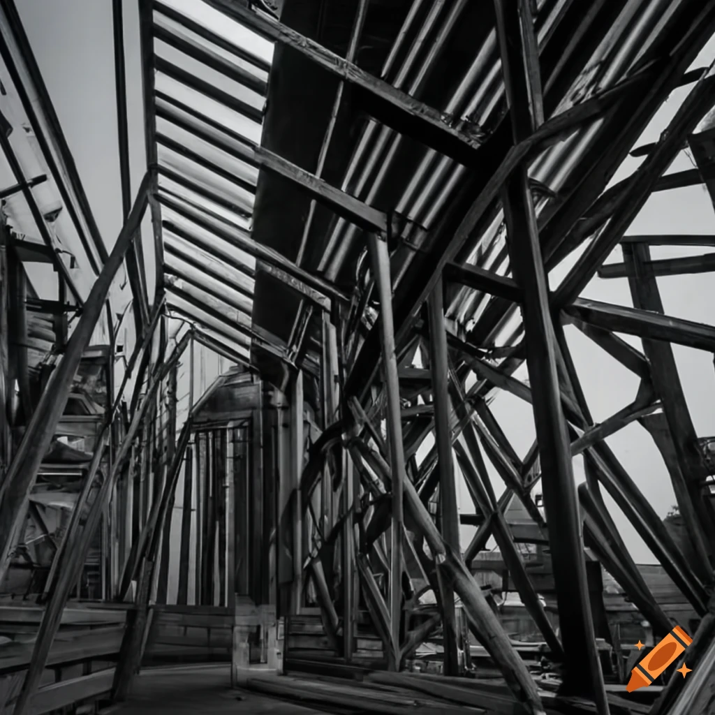 Steel structures on Craiyon