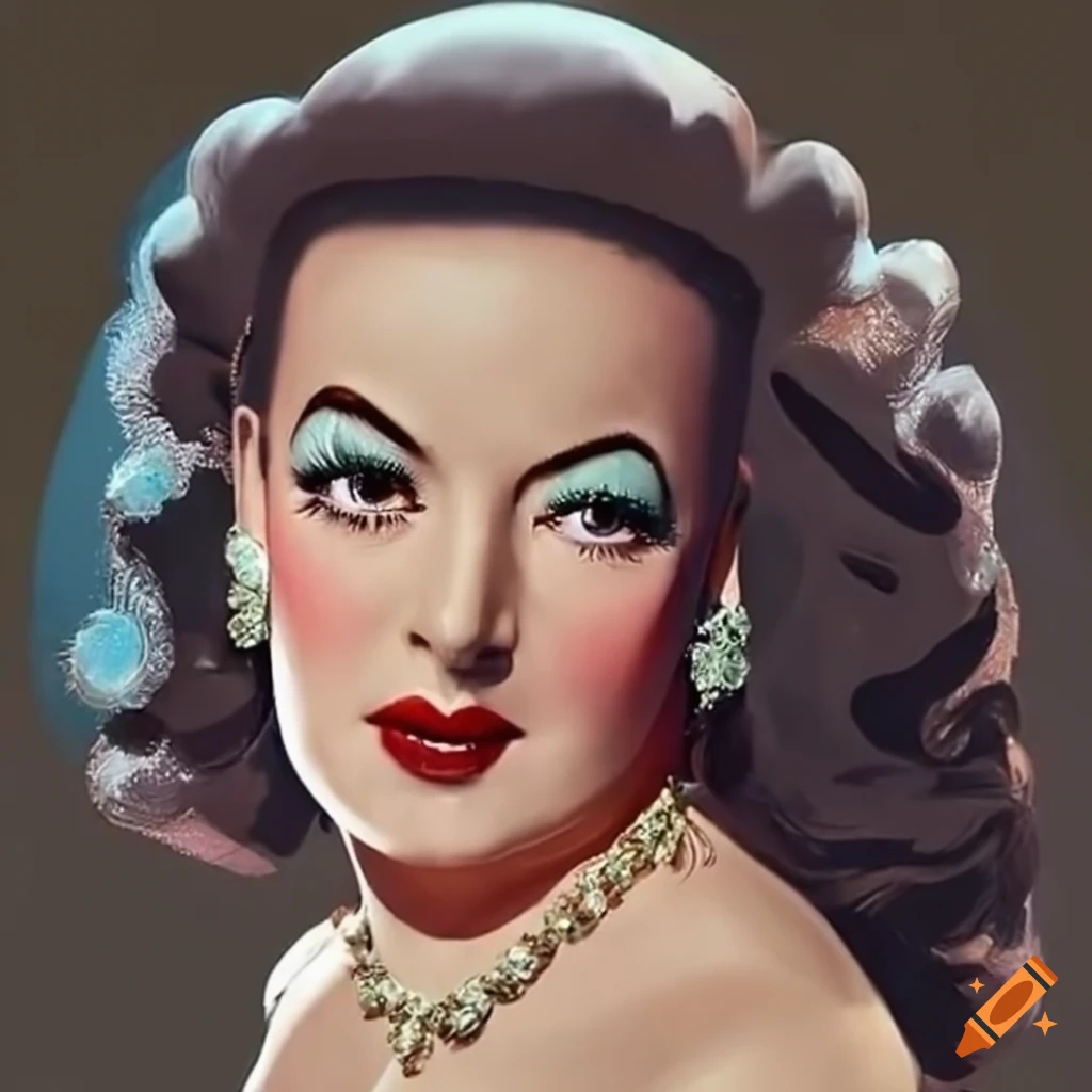 Maria felix with minimal makeup on Craiyon