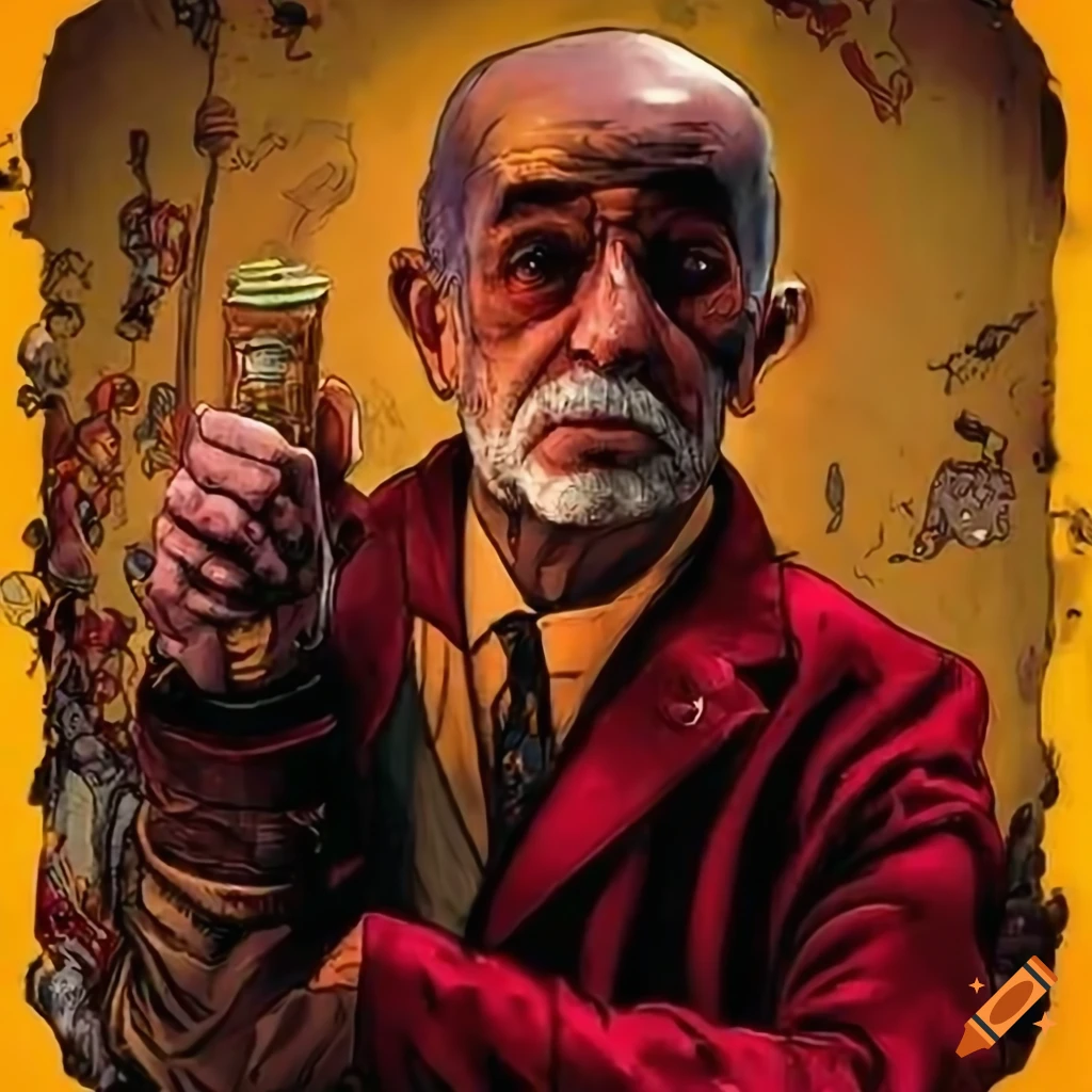 Colorful graphic novel with stunning details and vivid magic on Craiyon