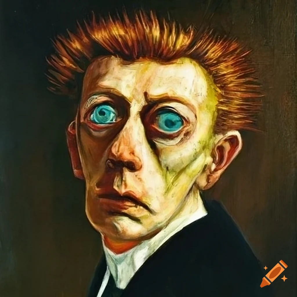 Otto dix self-portrait on Craiyon