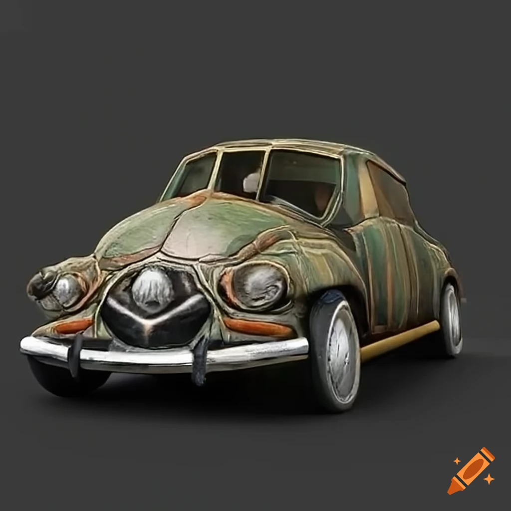 Turtle car on Craiyon