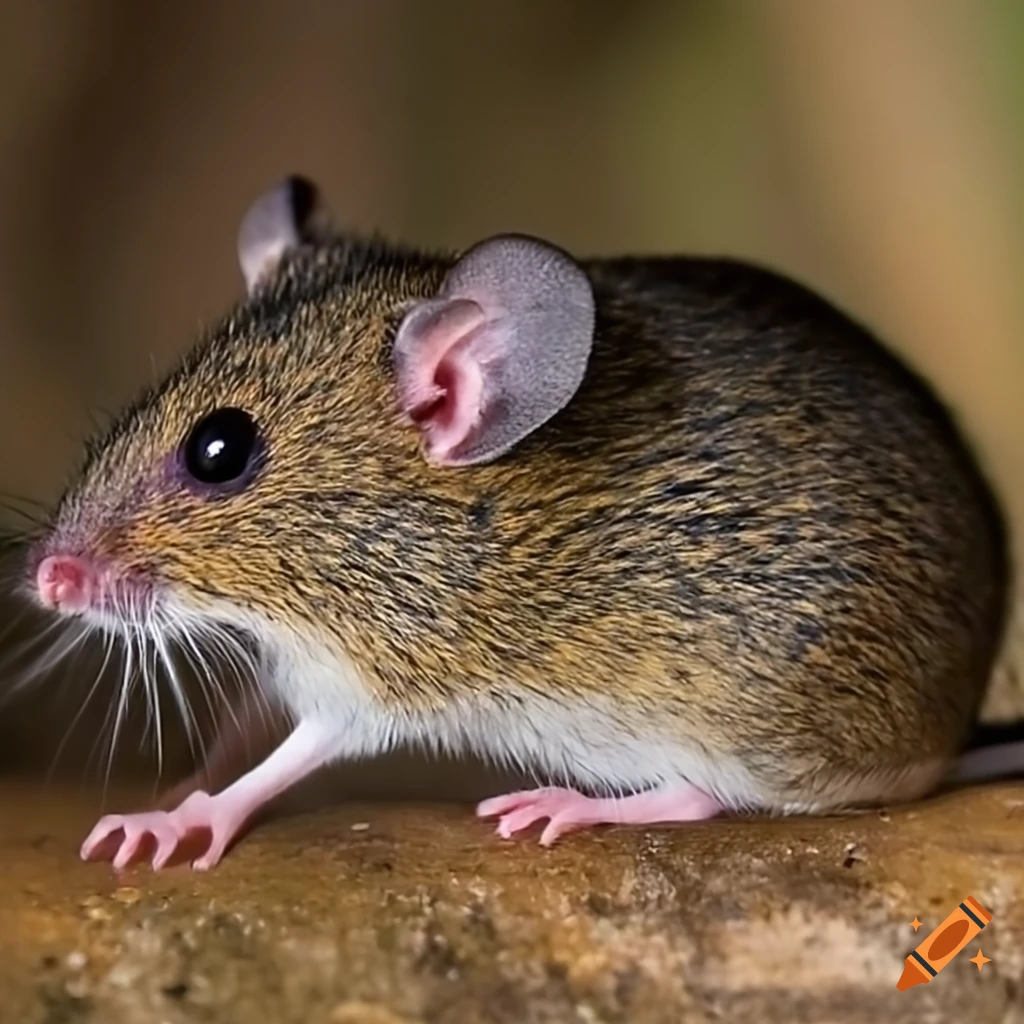 Deer mouse on Craiyon