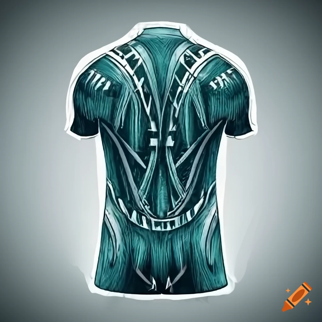 Tribal design for football jersey on Craiyon