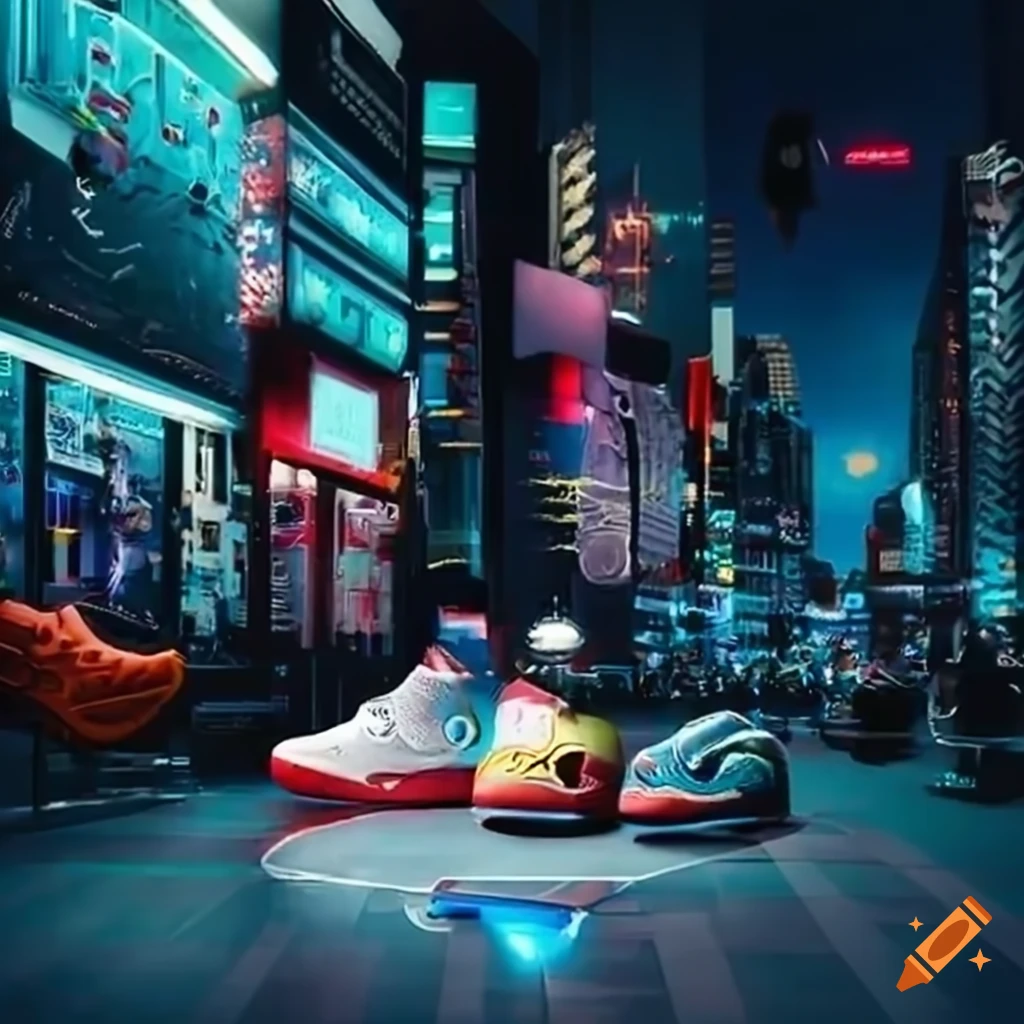 Foot locker's new advertising techniques technology focused on Craiyon