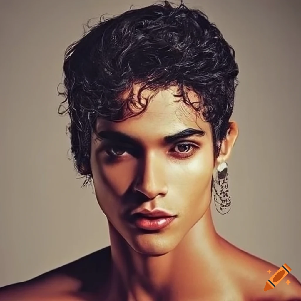 Male Supermodel Of Diverse Descent On Craiyon