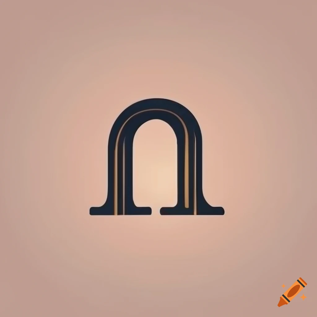Minimalist logo with roman numeral style symbol on Craiyon