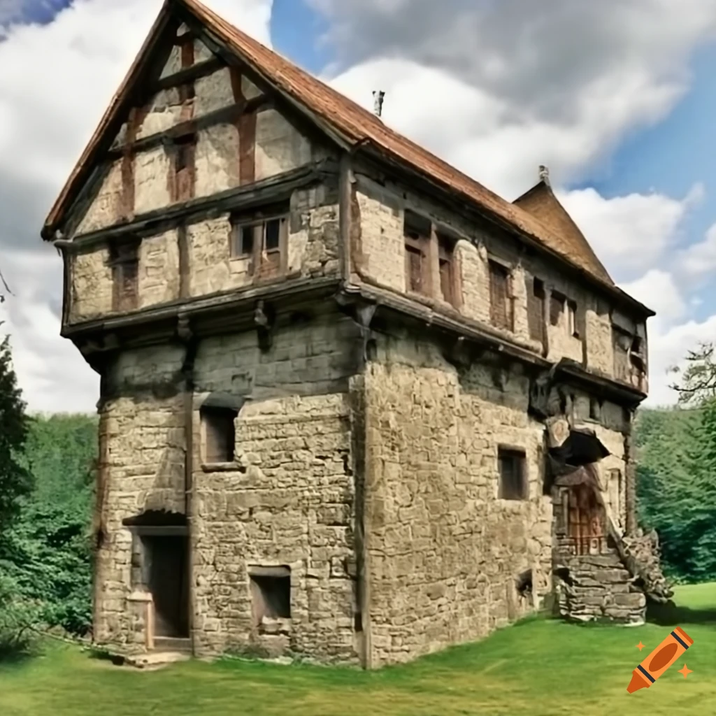 Medieval home on Craiyon