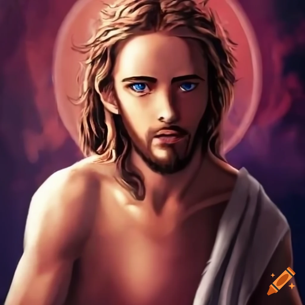 Religious depiction of jesus on the cross on Craiyon