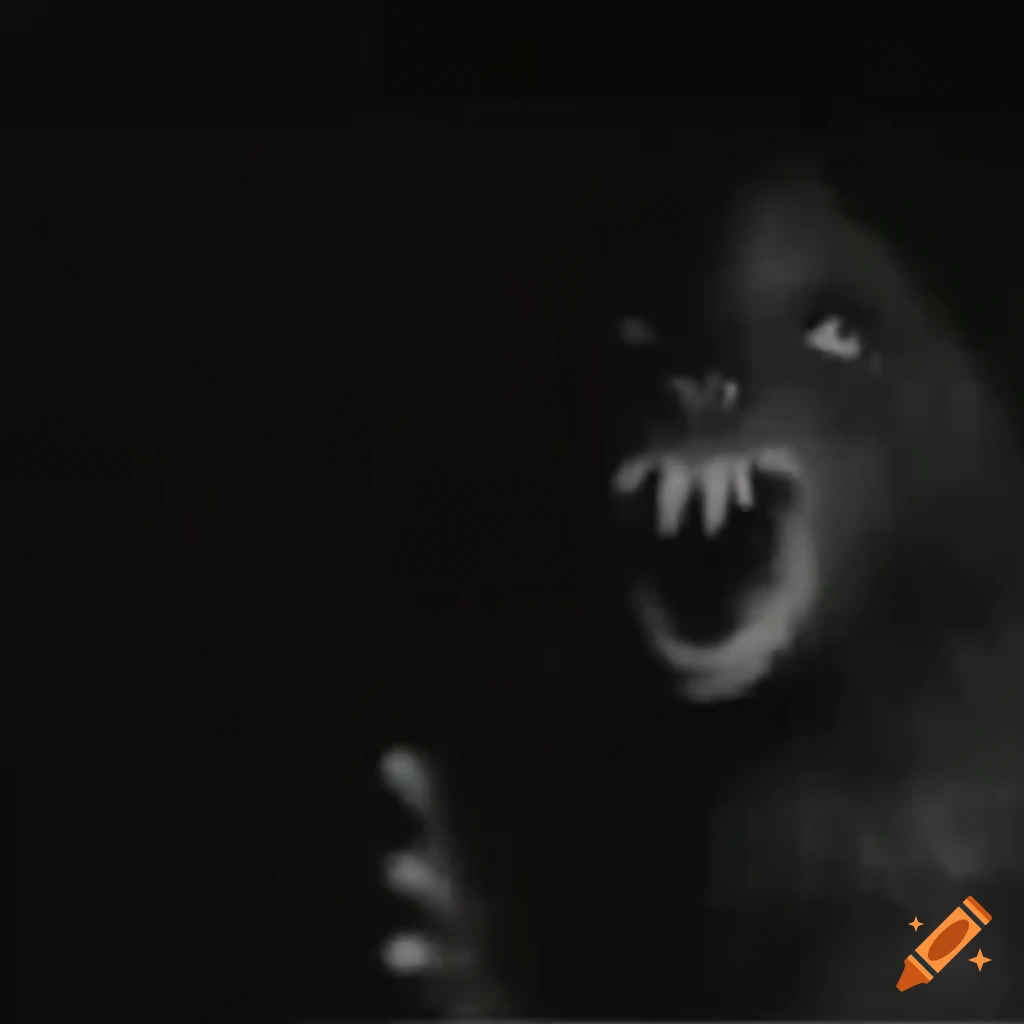 Surreal distorted animal scenes in original vhs footage on Craiyon